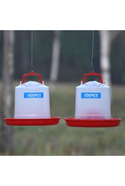 Vixpet Tavuk - Civciv Yemlik ve Suluk Takımı TE 4 kg Seperatörlü Vixpet Tavuk - Civciv Yemlik ve Suluk Takımı TE 4 kg Seperatörlü