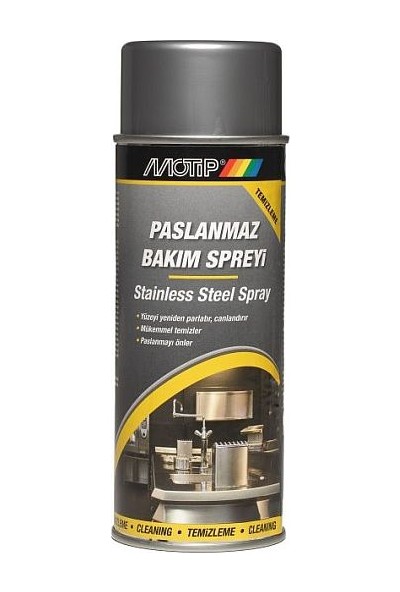 Motip Paslanmaz Bakım Spreyi 400 ml