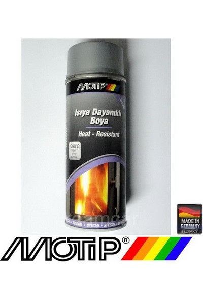 Motip 690°C Isıya Dayanıklı Gümüş Boya 400 ml