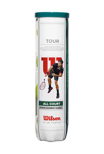 Wilson WRT115700 Tour All Court ITF Onaylı 4 lü Tenis Topu Wilson WRT115700 Tour All Court ITF Onaylı 4 lü Tenis Topu
