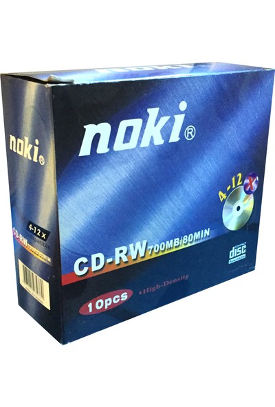 Noki CD-RW 700 MB/80 MİN. 10'lu Paket