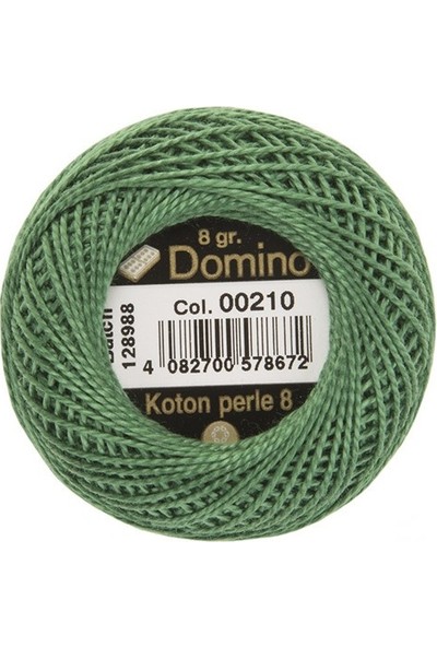 Coats Domino Koton Perle No:8 Nakış İpi 00210 Coats Domino Koton Perle No:8 Nakış İpi 00210