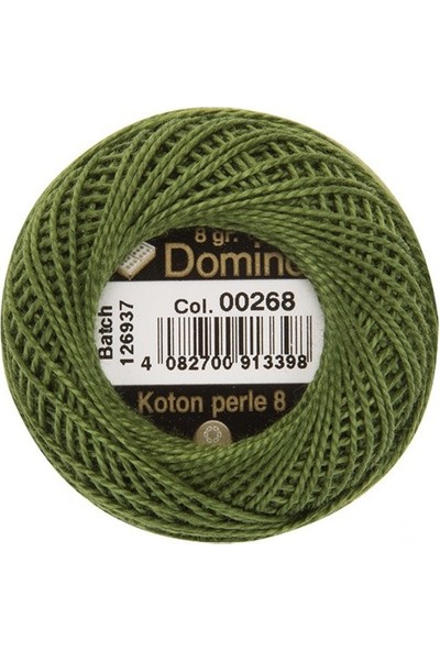 Coats Domino Koton Perle No:8 Nakış İpi 00268 Coats Domino Koton Perle No:8 Nakış İpi 00268