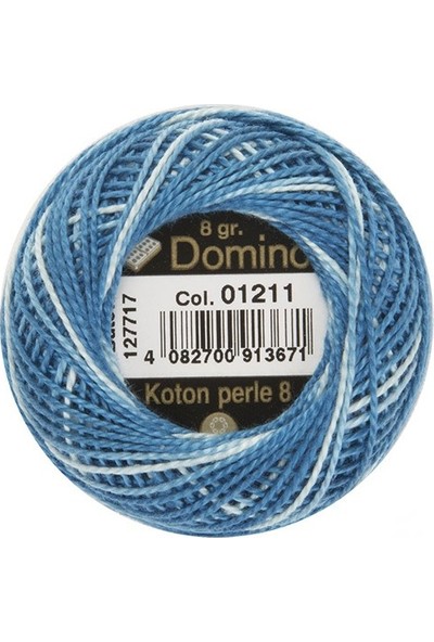 Coats Domino Koton Perle No:8 Nakış İpi 01211 Coats Domino Koton Perle No:8 Nakış İpi 01211