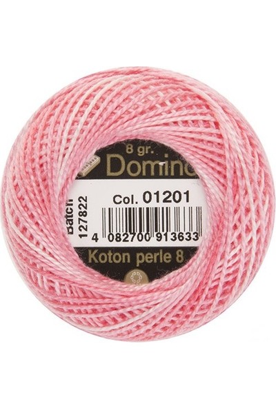 Coats Domino Koton Perle No:8 Nakış İpi 01201 Coats Domino Koton Perle No:8 Nakış İpi 01201