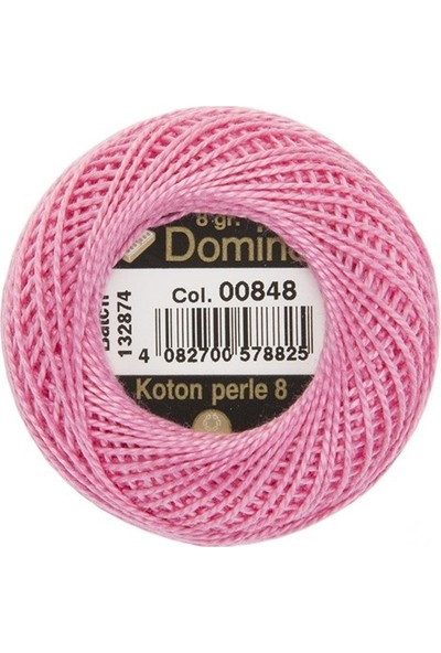Coats Domino Koton Perle No:8 Nakış İpi 00848 Coats Domino Koton Perle No:8 Nakış İpi 00848