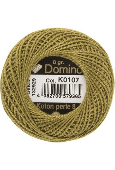 Coats Domino Koton Perle No:8 Nakış İpi K0107 Coats Domino Koton Perle No:8 Nakış İpi K0107