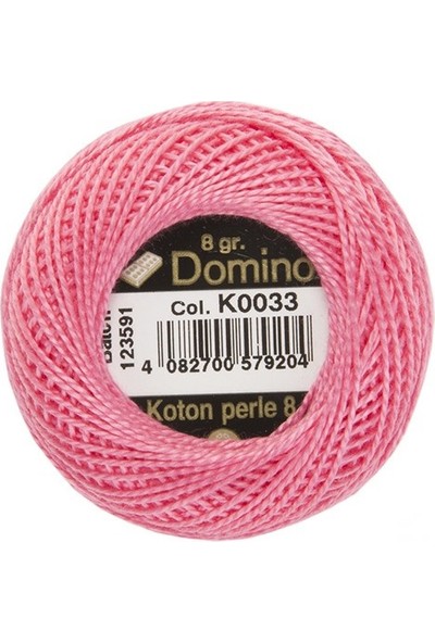 Coats Domino Koton Perle No:8 Nakış İpi K0033 Coats Domino Koton Perle No:8 Nakış İpi K0033