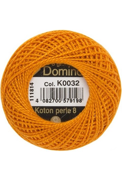Coats Domino Koton Perle No:8 Nakış İpi K0032 Coats Domino Koton Perle No:8 Nakış İpi K0032