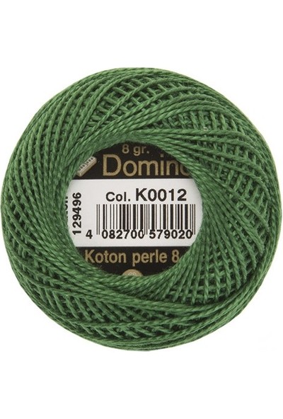 Coats Domino Koton Perle No:8 Nakış İpi K0012 Coats Domino Koton Perle No:8 Nakış İpi K0012