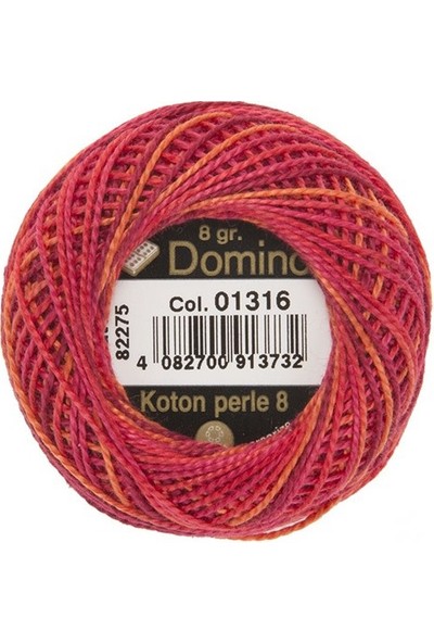 Coats Domino Koton Perle No:8 Nakış İpi 01316 Coats Domino Koton Perle No:8 Nakış İpi 01316