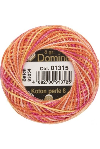 Coats Domino Koton Perle No:8 Nakış İpi 01315 Coats Domino Koton Perle No:8 Nakış İpi 01315