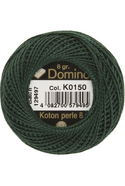 Coats Domino Koton Perle No:8 Nakış İpi K0150 Coats Domino Koton Perle No:8 Nakış İpi K0150
