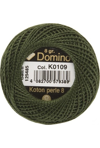 Coats Domino Koton Perle No:8 Nakış İpi K0109 Coats Domino Koton Perle No:8 Nakış İpi K0109