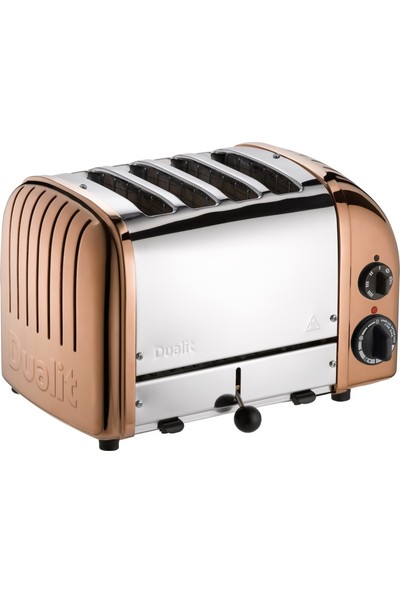 Dualit Classic 4 Hazneli Çelik - Bakır Tasarım Ekmek Kızartma Makinesi Dualit Classic 4 Hazneli Çelik - Bakır Tasarım Ekmek Kızartma Makinesi