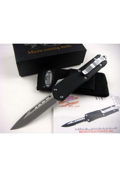Siyah Microtech Combat Troodon Otomatik Çakı Siyah Microtech Combat Troodon Otomatik Çakı
