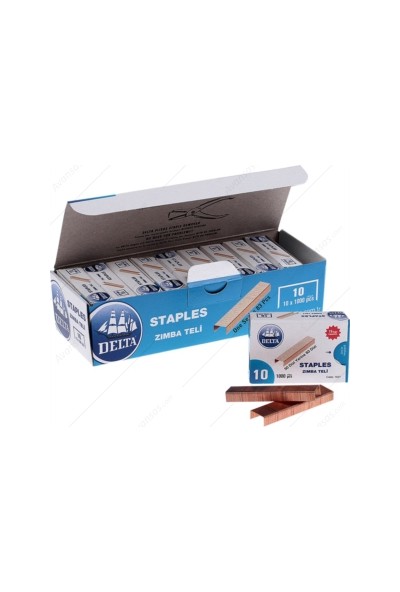 Delta Delta Zımba Teli No:10 10X1000 Adet(4 Kutu)