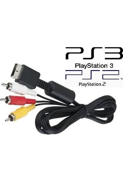 Alfais 4620 Sony Playstation Ps3 Ps2 Av Tv Kablosu