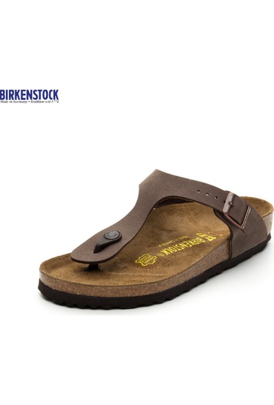 Birkenstock 043751 Nos Gizeh Mocca Birko-Flor-Nubuk Terlik Birkenstock 043751 Nos Gizeh Mocca Birko-Flor-Nubuk Terlik