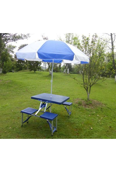 Katlanır Pratik Alüminyum Masa Sandalye Seti