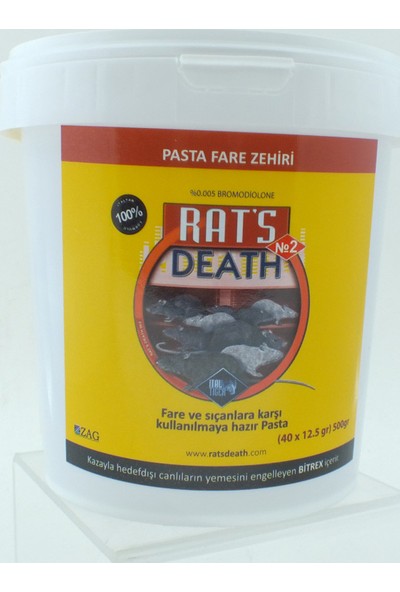 Rats Death Pasta Fare Zehiri 500Gr Rats Death Pasta Fare Zehiri 500Gr