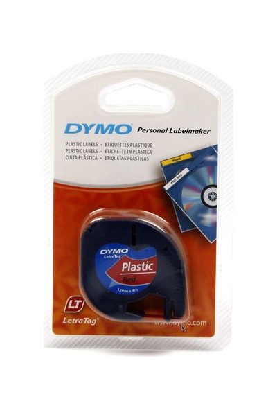 Dymo Letratag Plastik Etiket Renk - Kırmızı Dymo Letratag Plastik Etiket Renk - Kırmızı