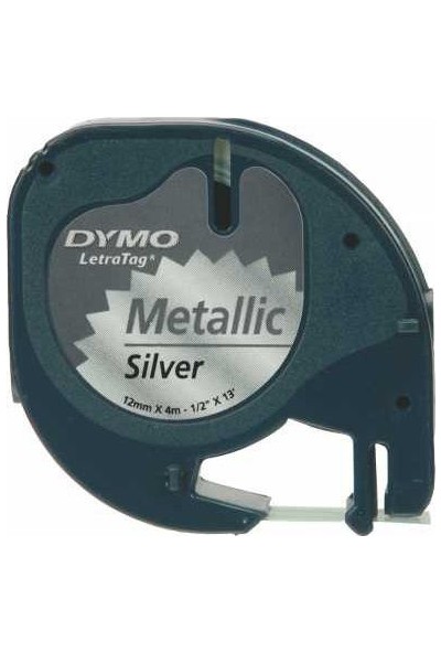 Dymo Letratag Metalik Gri Şerit 59429