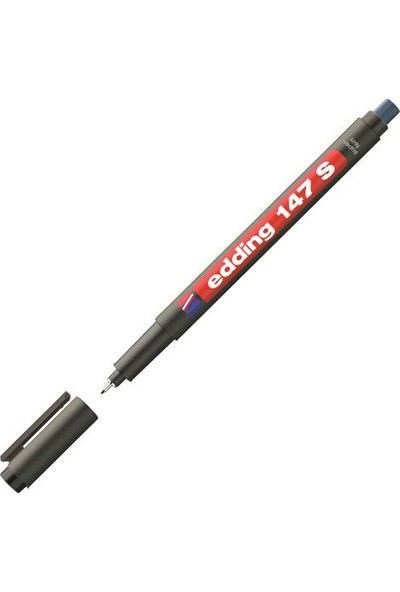 Edding Asetat Kalemi Silgili E-147S Siyah