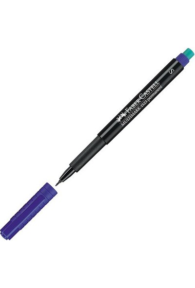 Faber-Castell 1523 Permanent Kalem (S) Renk - Mavi Faber-Castell 1523 Permanent Kalem (S) Renk - Mavi