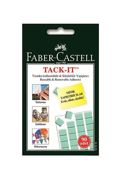 Faber-Castell Tack-It Yeşil Yapıştırıcı 50 Gr Faber-Castell Tack-It Yeşil Yapıştırıcı 50 Gr