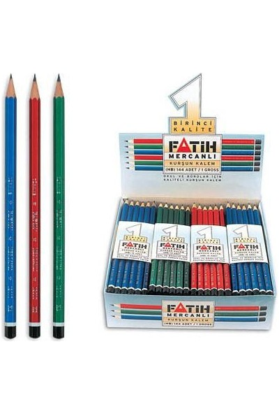 Fatih Mercanlı Kurşun Kalem 12'li Fatih Mercanlı Kurşun Kalem 12'li