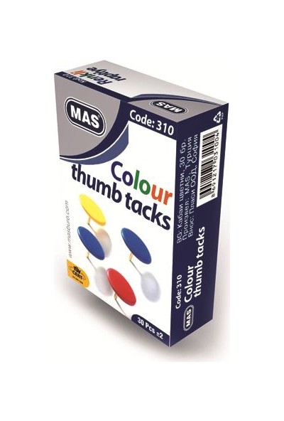 Mas 310 Renkli Raptiye Pvc Kaplı