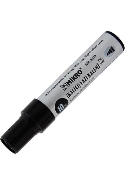 Mikro 6010 Jumbo 10 Mm Permanent Kalem Renk - Siyah Mikro 6010 Jumbo 10 Mm Permanent Kalem Renk - Siyah