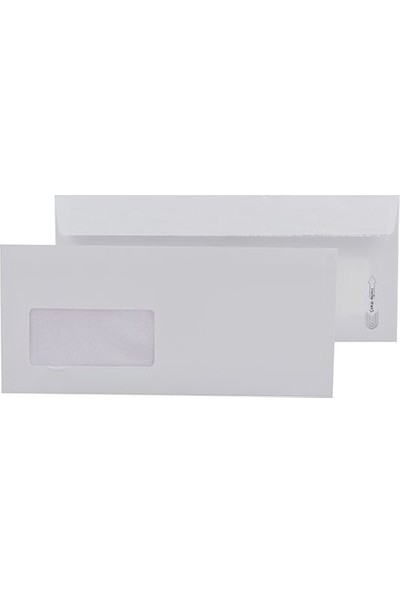 Oyal Pencereli Diplomat Zarf Beyaz Slk 105 x 240 Mm 90 Gr 500'lü Pa..