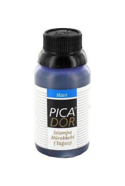 Picador Istampa Mürekkebi 30 cc Renk - Mavi