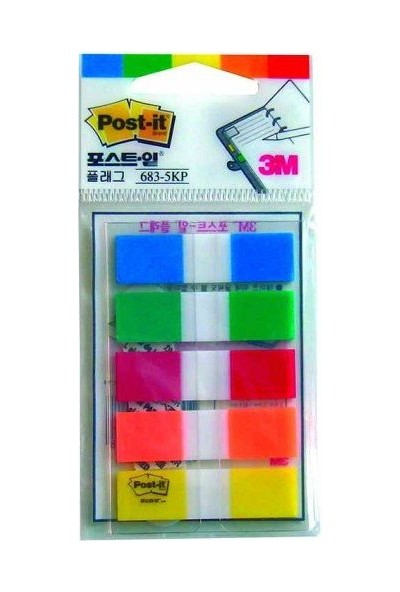 Post-It 683-5Kp İndex Not Kağıdı 5 x 20 Yaprak