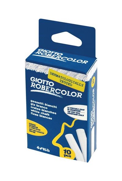 Robercolor Giotto Beyaz Tebeşir 10'lu Robercolor Giotto Beyaz Tebeşir 10'lu
