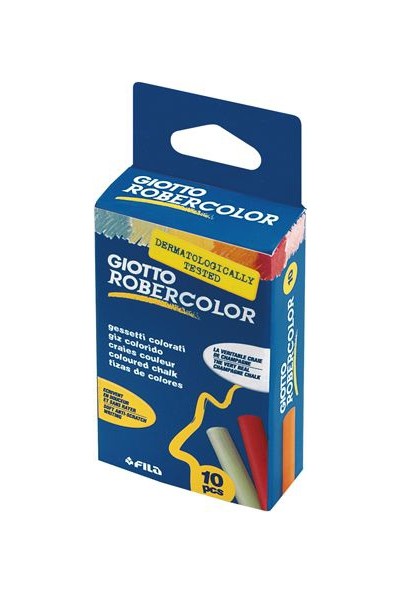 Robercolor Giotto Karışık Renkler Tebeşir 10'lu Robercolor Giotto Karışık Renkler Tebeşir 10'lu