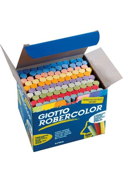 Robercolor Giotto Karışık Renkler Tebeşir 100'lü Robercolor Giotto Karışık Renkler Tebeşir 100'lü