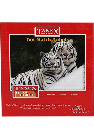 Tanex Tn-0017 35 x 97 Mm Etiket