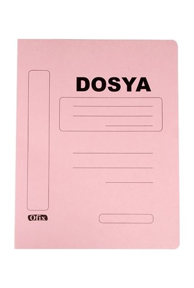 Ofix Karton Dosya Tam Kapak 10'lu Renk - Pembe Ofix Karton Dosya Tam Kapak 10'lu Renk - Pembe