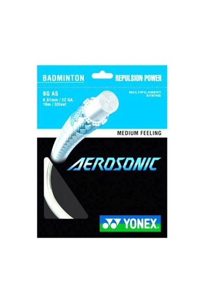 Yonex Bg Aerosonic(10M)Bad.Kordajı-Beyaz