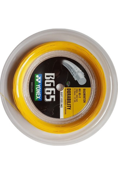 Yonex Bg 65-2(200M)Badminton Kordajı Yonex Bg 65-2(200M)Badminton Kordajı