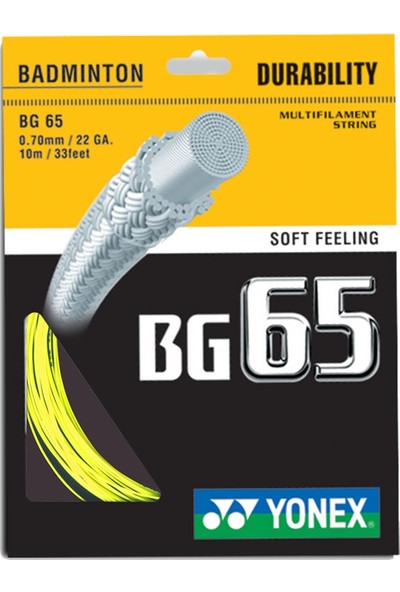 Yonex Bg 65(10M)Bad.Kordajı Yonex Bg 65(10M)Bad.Kordajı
