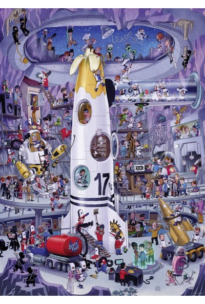 Heye 1000 Parça Rocket Launch Puzzle (Uli Oesterle)