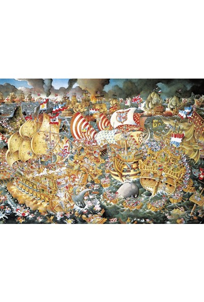 Heye 2000 Parça Trafalgar Puzzle (Üçgen Kutu)