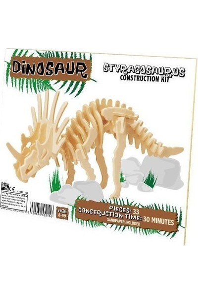 Professor Puzzle Styragosaurus, Ahşap Kit