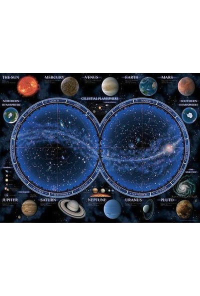 Ravensburger Puzzle Gezegen Haritası (1500 Parça)