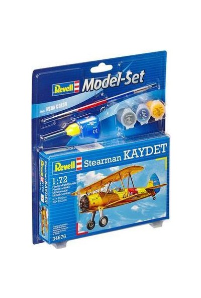 Revell Model Set Stearman-64676 (Plastik Maket)
