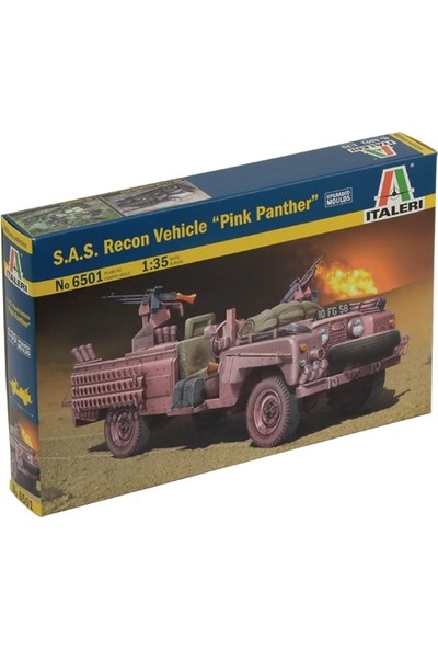 Italeri S.A.S Recon Vehicle ''Pink Panther'' (1/35 Ölçek) Italeri S.A.S Recon Vehicle ''Pink Panther'' (1/35 Ölçek)